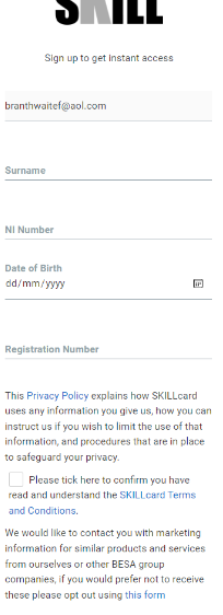 SKILLcard | Digital SKILLcard App